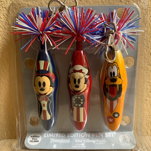 Disney | Other | Disney Americana Mickey Friends Kooky Pen Set | Poshmark